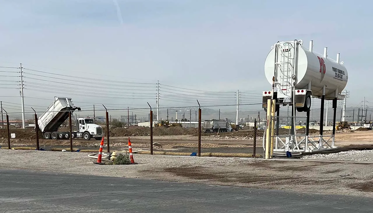 $23 million industrial building going up at Nellis and Carey, just ...